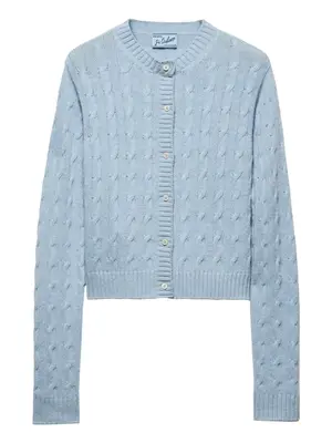 Prada Cashmere Cardigan - Blue