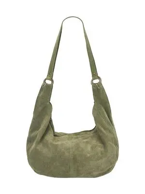 Free People Roma Suede Tote - Olive