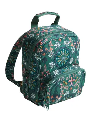 VERA BRADLEY Disney Mini Banbury Backpack - Green/pink