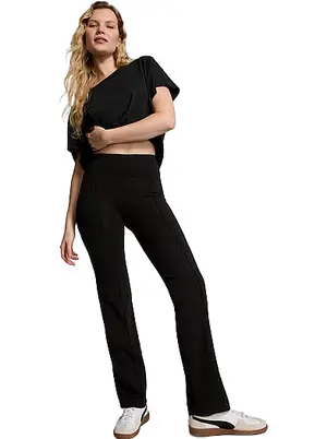 Pink All-day Cotton™ Straight-leg Pants Black