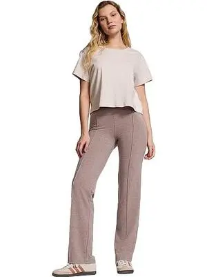 Pink All-day Cotton™ Straight-leg Pants Brown