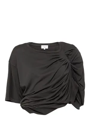 Collina Strada Worn Eva Draped T-shirt - Black
