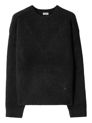 Burberry Crew-neck Knit Jumper - Grey