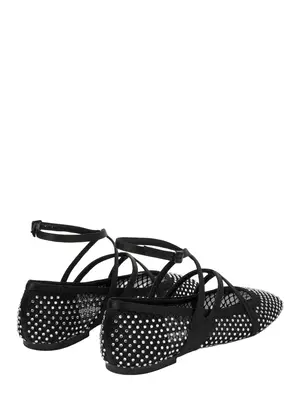 JIMMY CHOO Astoria Ballet Flats - Black