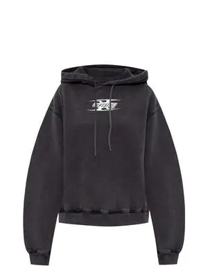 Alexander Wang Blade Logo Hoodie - Washed Cedar