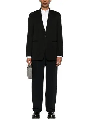 JIL SANDER Wool Tailored Jacket - Black