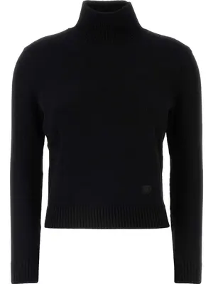 Balenciaga Knitted Jumper - Black