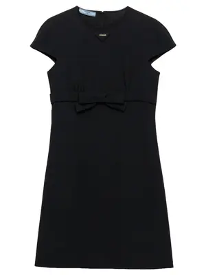 Prada Sablé Mini Dress - Black