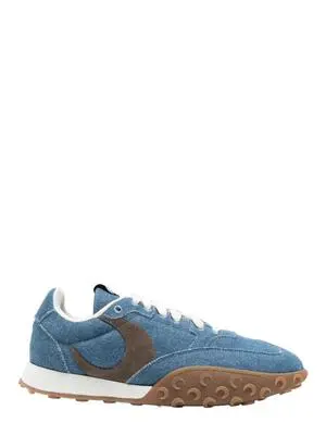 MARINE SERRE Moon Laser Denim Sneakers - Blue