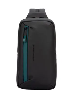 PIQUADRO Logo-raised Backpack - Black