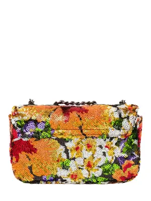 ISLA Mini Anne Sequined Shoulder Bag - Yellow