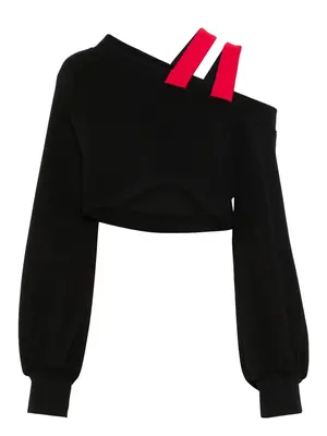 IOANA CIOLACU Off-shoulder Top - Black