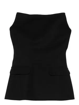 IOANA CIOLACU Corset-style Top - Black