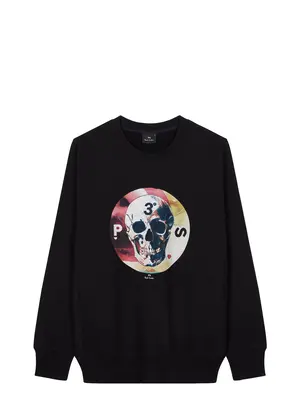 Paul Smith Skull-print Sweatshirt - Black