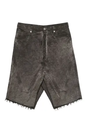 Rick Owens Silvered Midi Skirt - Brown