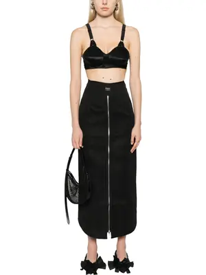 Coperni Zip Maxi Skirt - Black