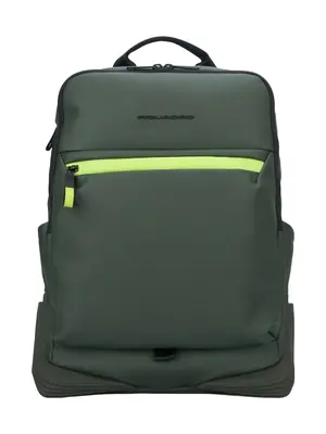PIQUADRO Water-resistant Backpack - Green