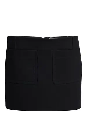 Bottega Veneta Bottega Veneta Front-Pockets Mini Skirt Nero
