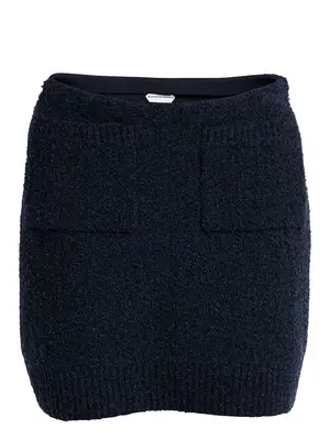 Bottega Veneta Bottega Veneta Boucle Mini Skirt Blue