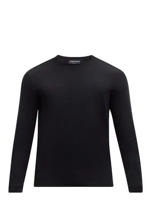 Giorgio Armani Mr. Armani Solid T-shirt - Black