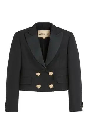 Valentino Garavani Crepe Couture Jacket - Black