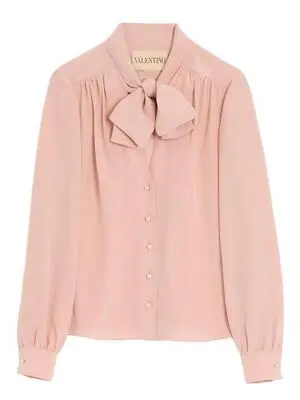 ValentinoGaravani Crepe De Chine Shirt - Vintage Rose