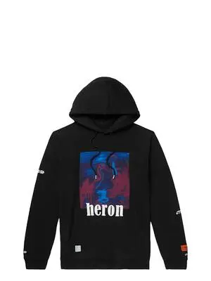 Heron Preston Heron Graphic Hoodie - Black