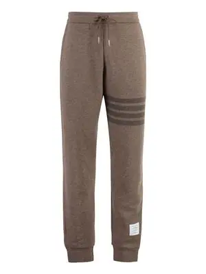 Thom Browne Virgin Wool Track Pants - Beige
