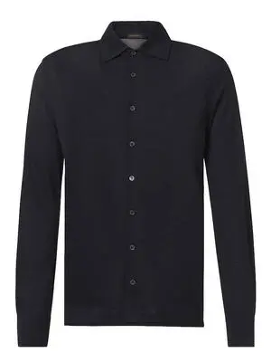 Rubinacci Wool Shirt - Blue