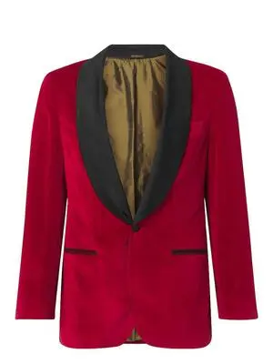 Rubinacci Cotton Blazer - Red