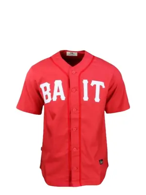 BAIT Sluggers Baseball Jersey Red/white