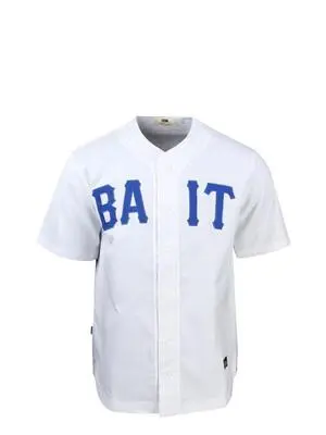 BAIT Baseball Jersey - White/blue