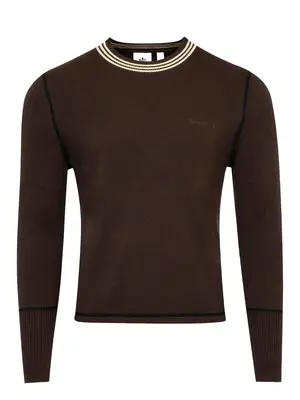 Adidas X Wales Bonner Long-sleeve Knit Top - Brown