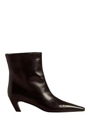 Khaite Arizona Leather Boots - Black