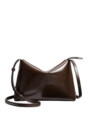 Khaite Lina Crossbody Bag Chestnut