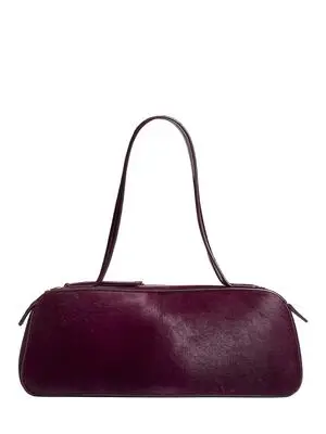 Khaite Simona Shoulder Bag Eggplant