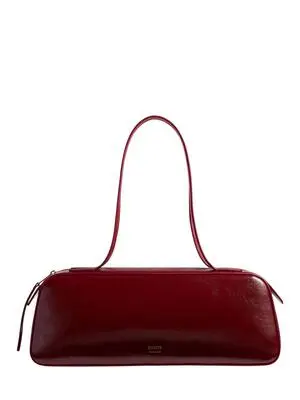 Khaite Simona Shoulder Bag Oxblood