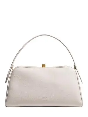 Khaite Cate Top Handle Bag - Light Grey