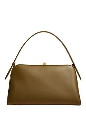 Khaite Cate Top Handle Bag Olive