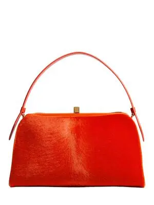 Khaite Cate Top Handle Bag Persimmon
