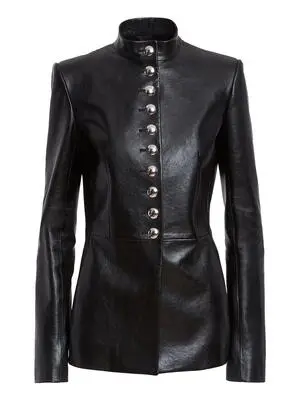 Khaite Leather Jacket - Black