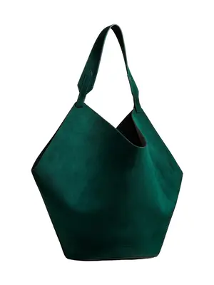 Khaite Khaite Medium Lotus Tote English Green