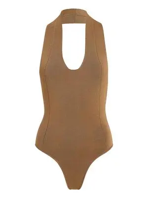 Khaite Toto Bodysuit Carob