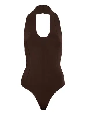Khaite Toto Bodysuit Espresso
