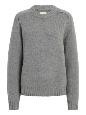 Khaite Mae Cashmere Pullover - Warm Grey