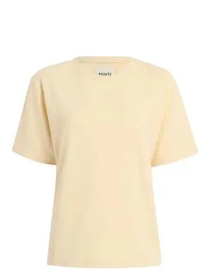 Khaite Khaite Mae T-Shirt Custard