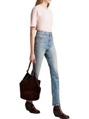 Khaite Khaite Mae T-Shirt Pink