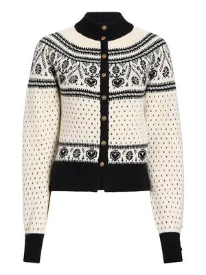 Khaite Marc Cashmere Cardigan - Neutral Multi
