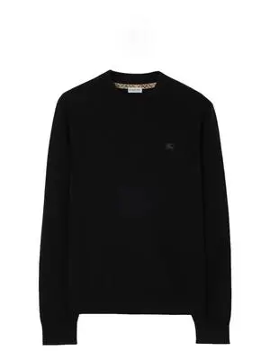 Burberry Cashmere Blend Sweater - Black
