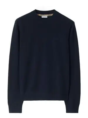 Burberry Cashmere Blend Sweater - Navy